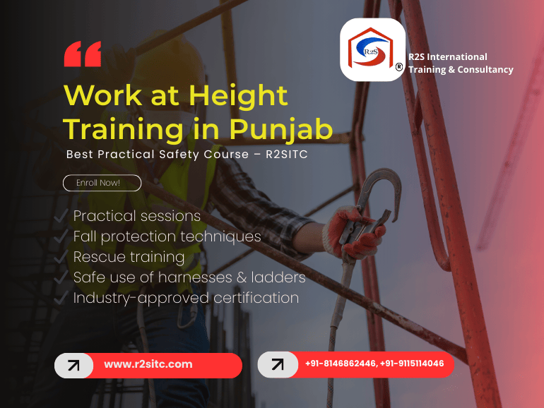🧗 Work at Height Training in Punjab – Ensuring Safety, Skill & Compliance